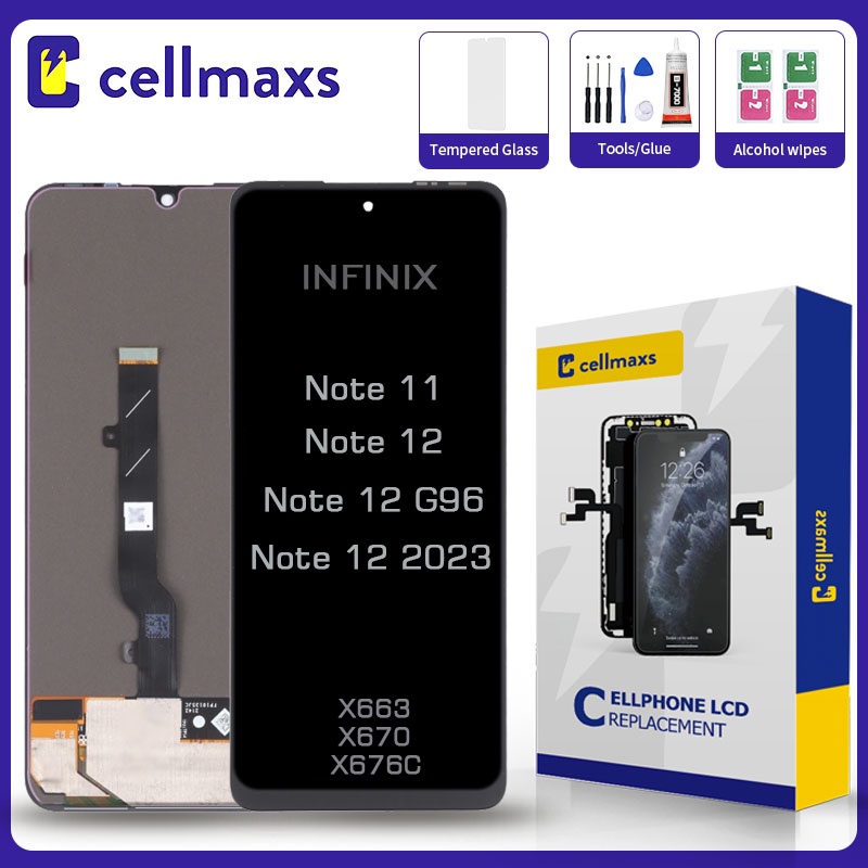For INFINIX Note 11 12 4G 5G 2023 G96 Pro 5G X670 X663 X671 X676C LCD ...