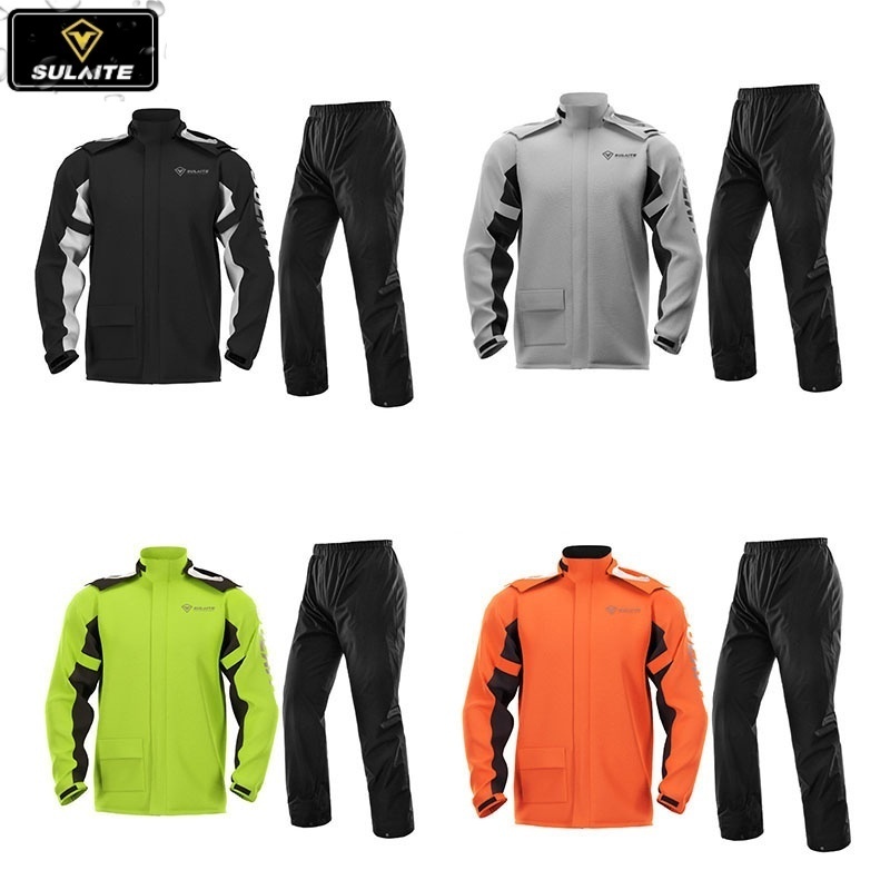 SULAITE Motorcycle Raincoat Single piece Raincoat Premium Raincoat with ...