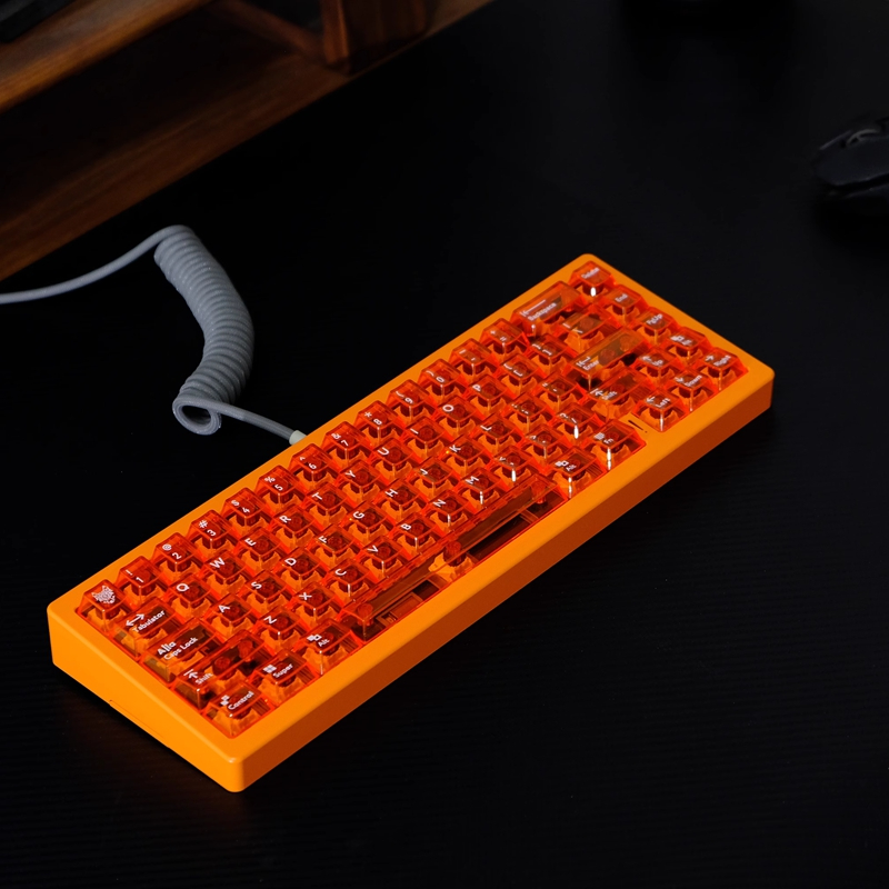 【Keycap Only】Orange Transparent Keycap 114 Keys Cherry Profile PC ...