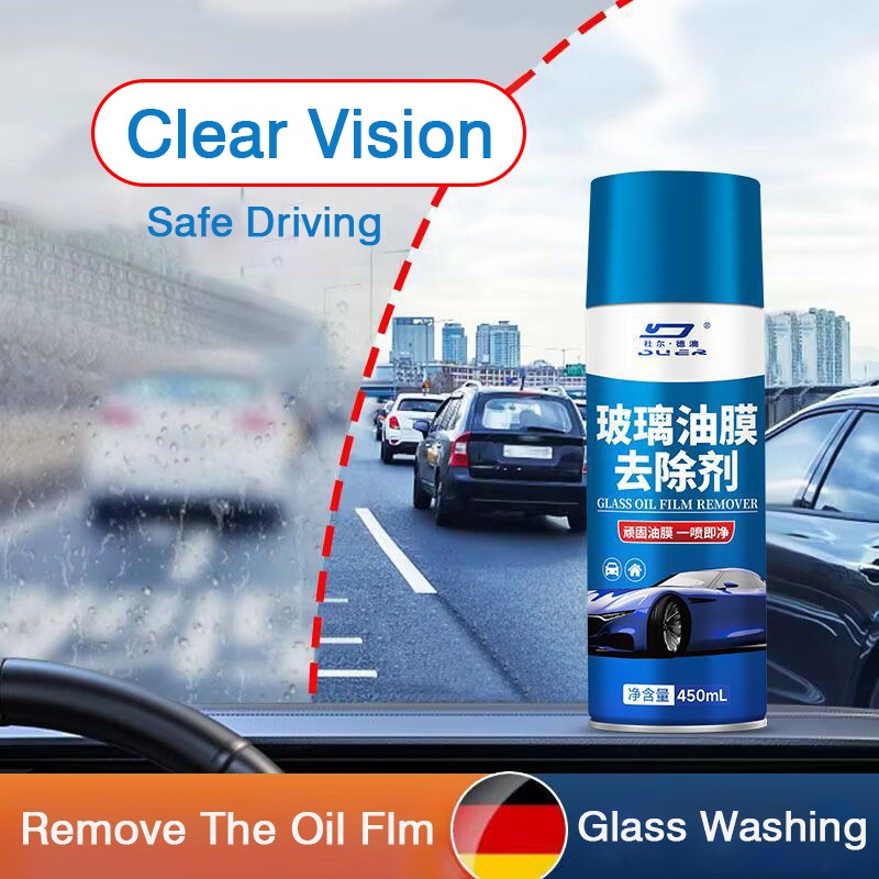 Windshield Glass Cleaner Acid Rain Stain Remover Car Glass Oil Film ...
