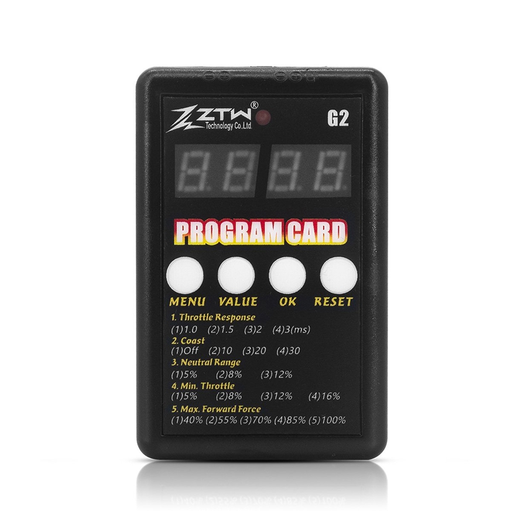 ZTW Beast G2 LED Program Card G2 For ZTW 32-Bit Beast G2 SL ESC ...