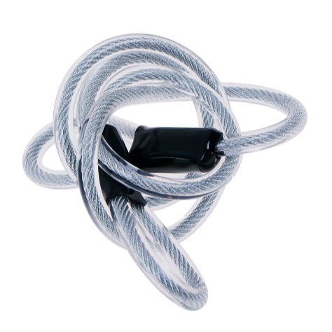 Steel Rope Lock Bicycle Lock Helmet Lock Portable Wire Cable Lock PVC ...