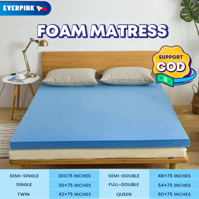 Single / Double / Queen/Family Uratex Foam Mattress with Cover 2 and 4 ...