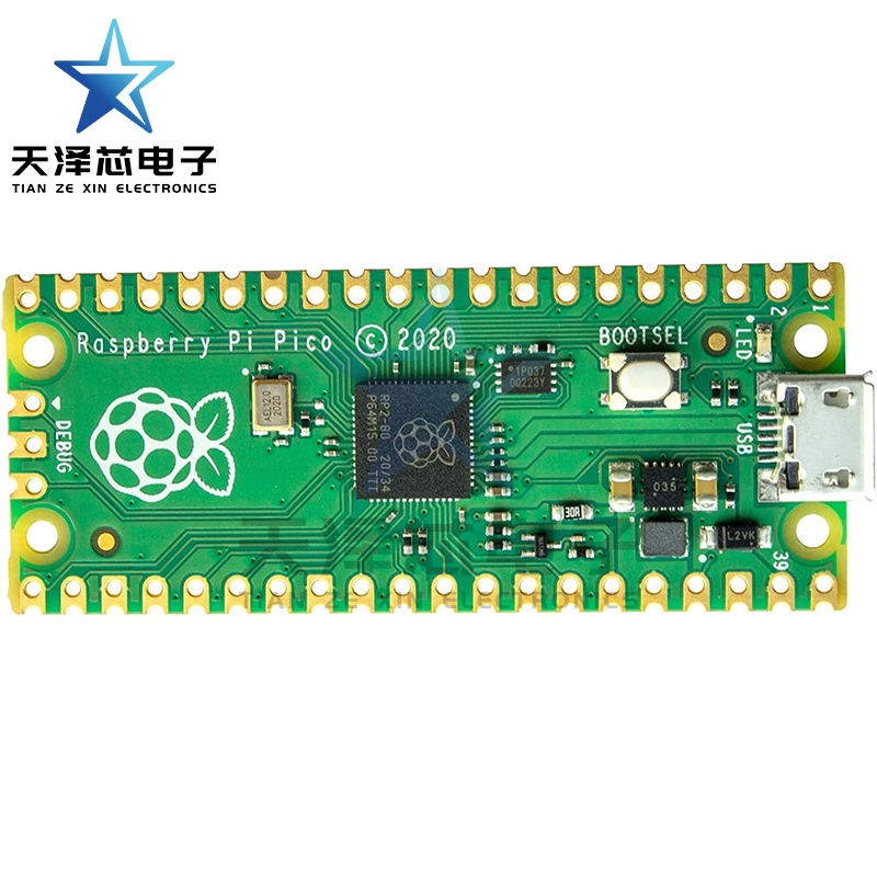 Raspberry Pi Pico Microcontroller Board, Flexible Digital Interface | Based on RP2040 Chip ...