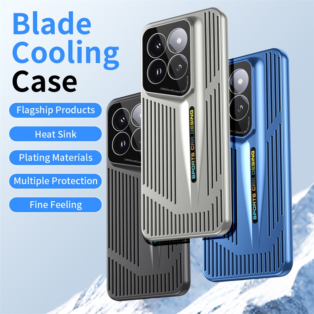 Heat Dissipation Blade Cooling Series Case for Xiaomi 14 14Pro ...