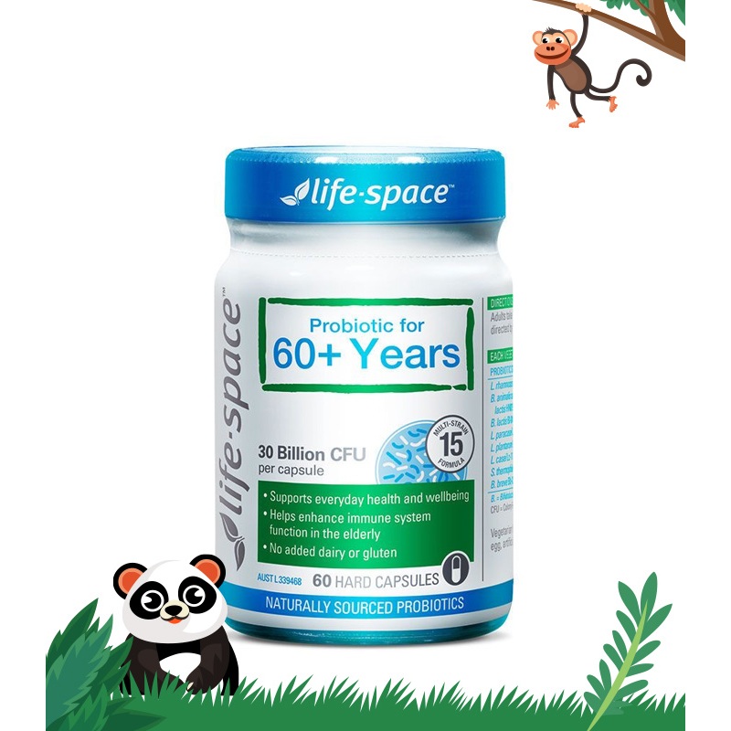 Australia Life Space 60+ Elderly Probiotics 60 Capsules | Shopee Philippines