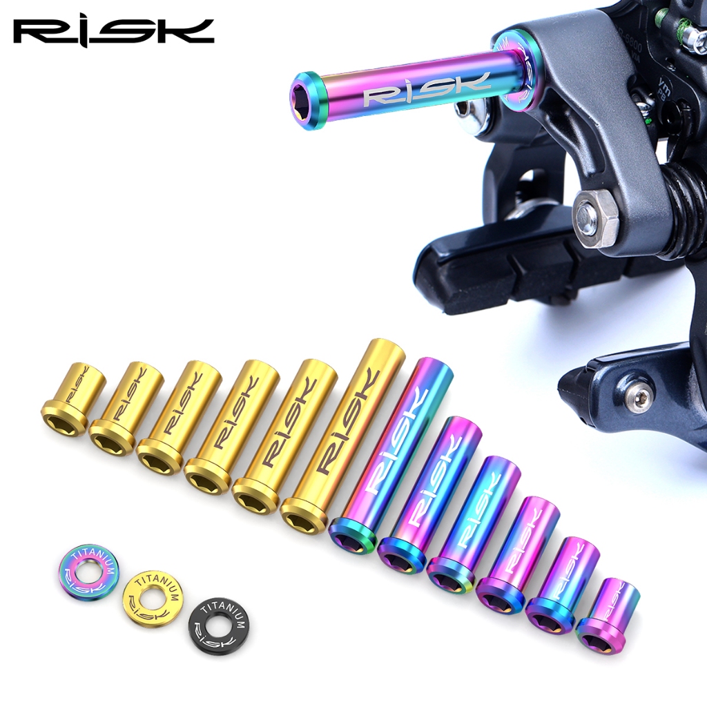 Rompin Road Bike C-Brake Caliper Titanium C Clamp Fixed Nuts With ...