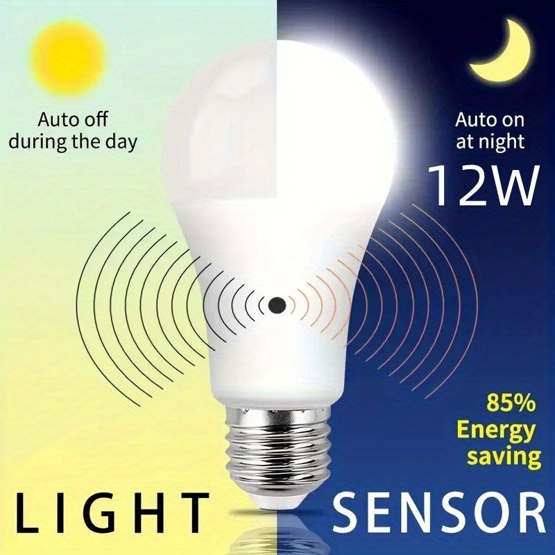 E27 Radar Motion Sensor LED Light Bulb 5W/9W/12W Smart Light Sensor ...