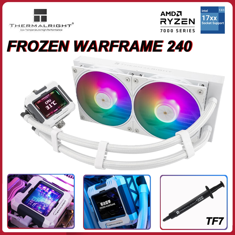 Thermalright FROZEN WARFRAME 240 CPU Water-cooled Lcd Screen Integrated ...