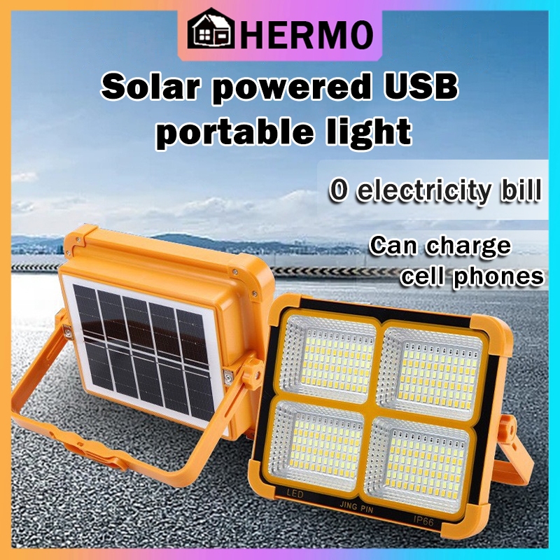 Solar Emergency Light Solar Flashlight Rechargeable Outdoor Waterproof ...