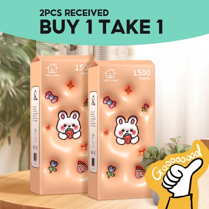 4 layers blue/orange pull up hang tissue rabbit Tissue M/L size ...