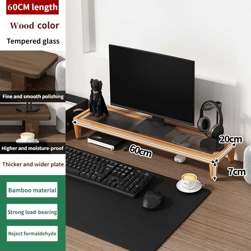 Monitor Stand Computer Screen Increased Shelf Computer Rack Desktop ...