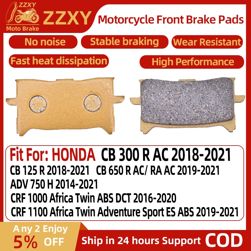 1 Pair Motorcycle Front Brake Pad For HONDA CB 300 R AC 18-21 CB 125 R ...