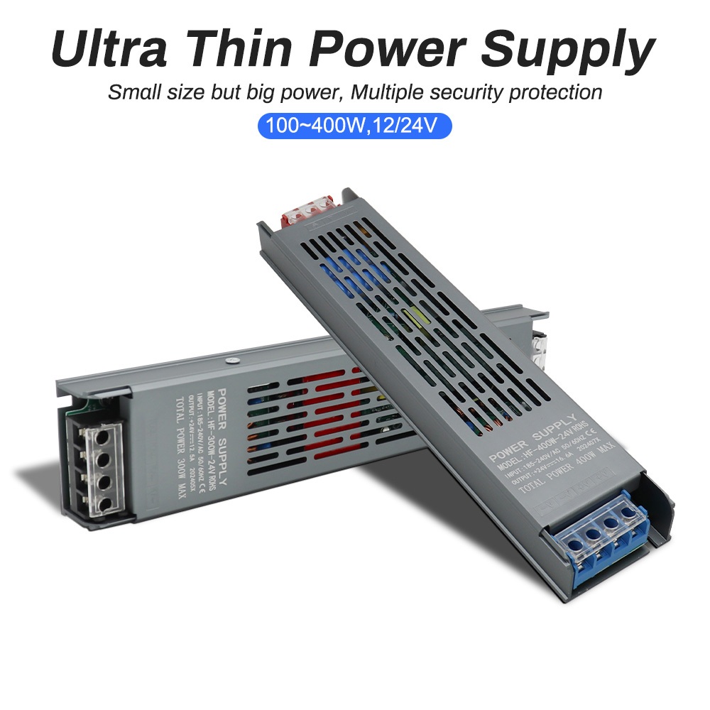High Quality Ultra Thin LED Power Supply Transformers DC 12V 24V Power Supply 60W 100W 150W 200W ...