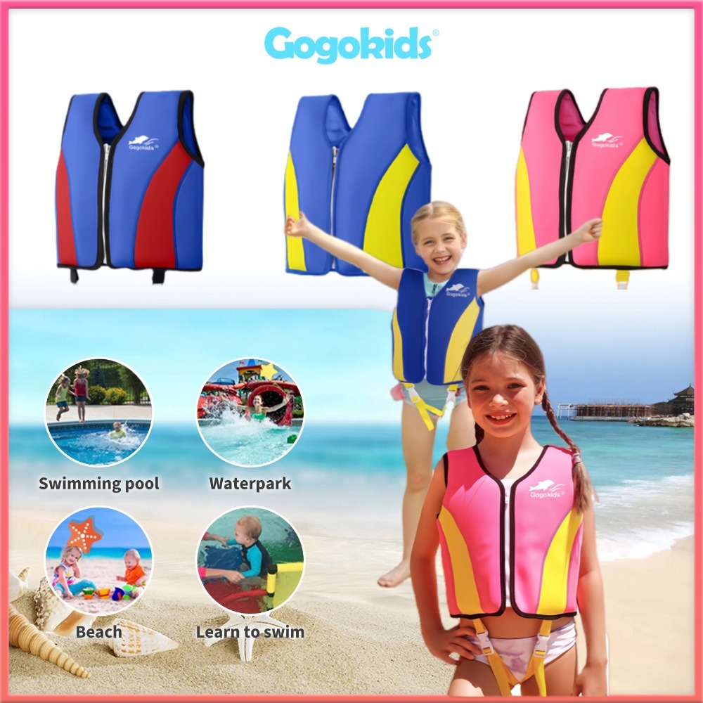 13-28kg Kid Swimming Vest Life Jacket For 2-7yrs Kid Girls Boys Swim ...