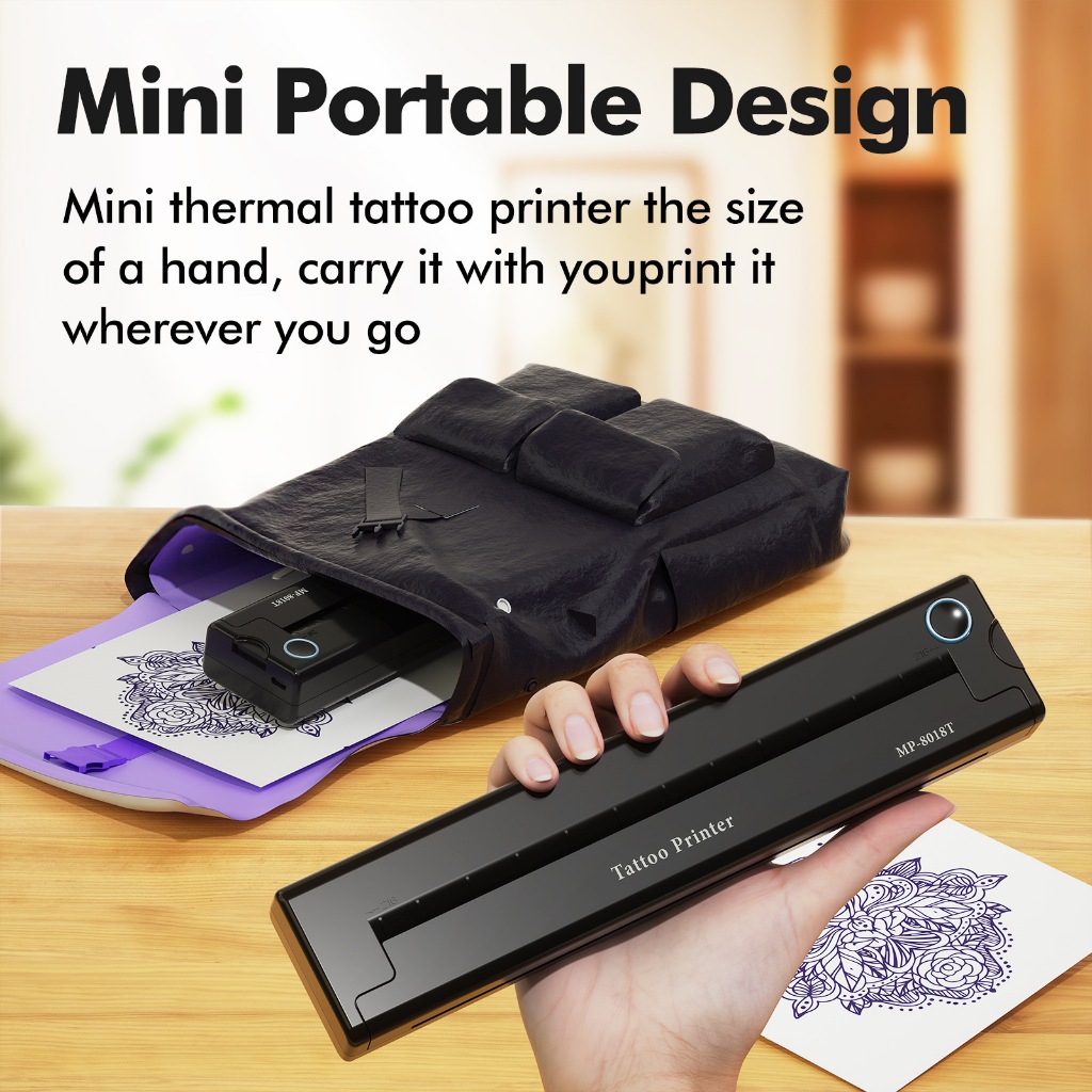 Tattoo Transfer Machine Bluetooth Thermal Printer Office Printing A4 ...