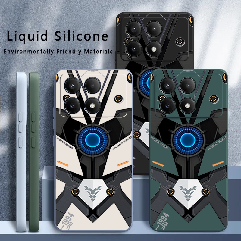 Luxurious Phone Casing For POCO X6 Pro 5G Case Silicon Soft Dustproof ...