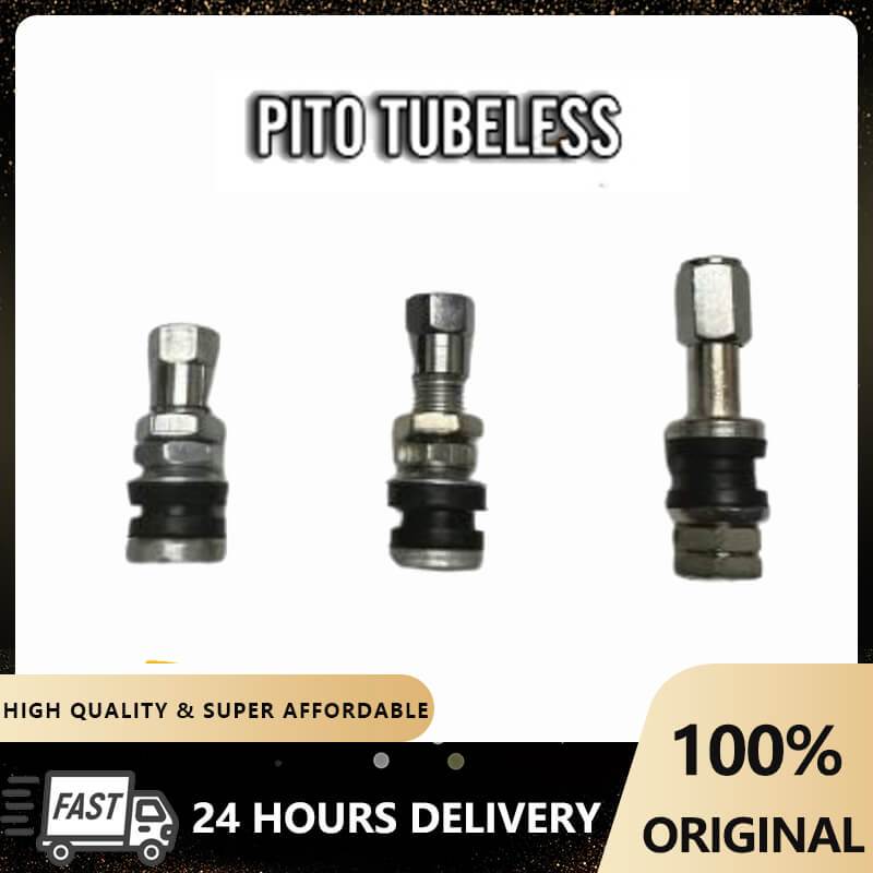 Tire Pito Tubelsee Pito Tubeless Valve Straight Design | Shopee Philippines