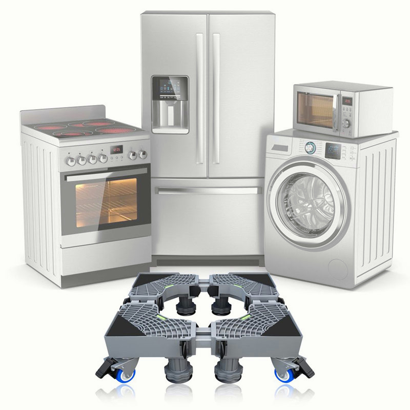 Universal Refrigerator Rack Stand Adjustable Washing Machine Rack Stand ...