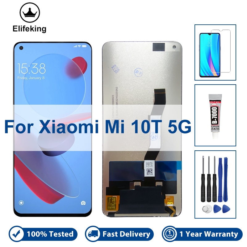 No Dead Pixel LCD For Xiaomi Mi 10T 5G M2007J3SY Display Touch Screen ...