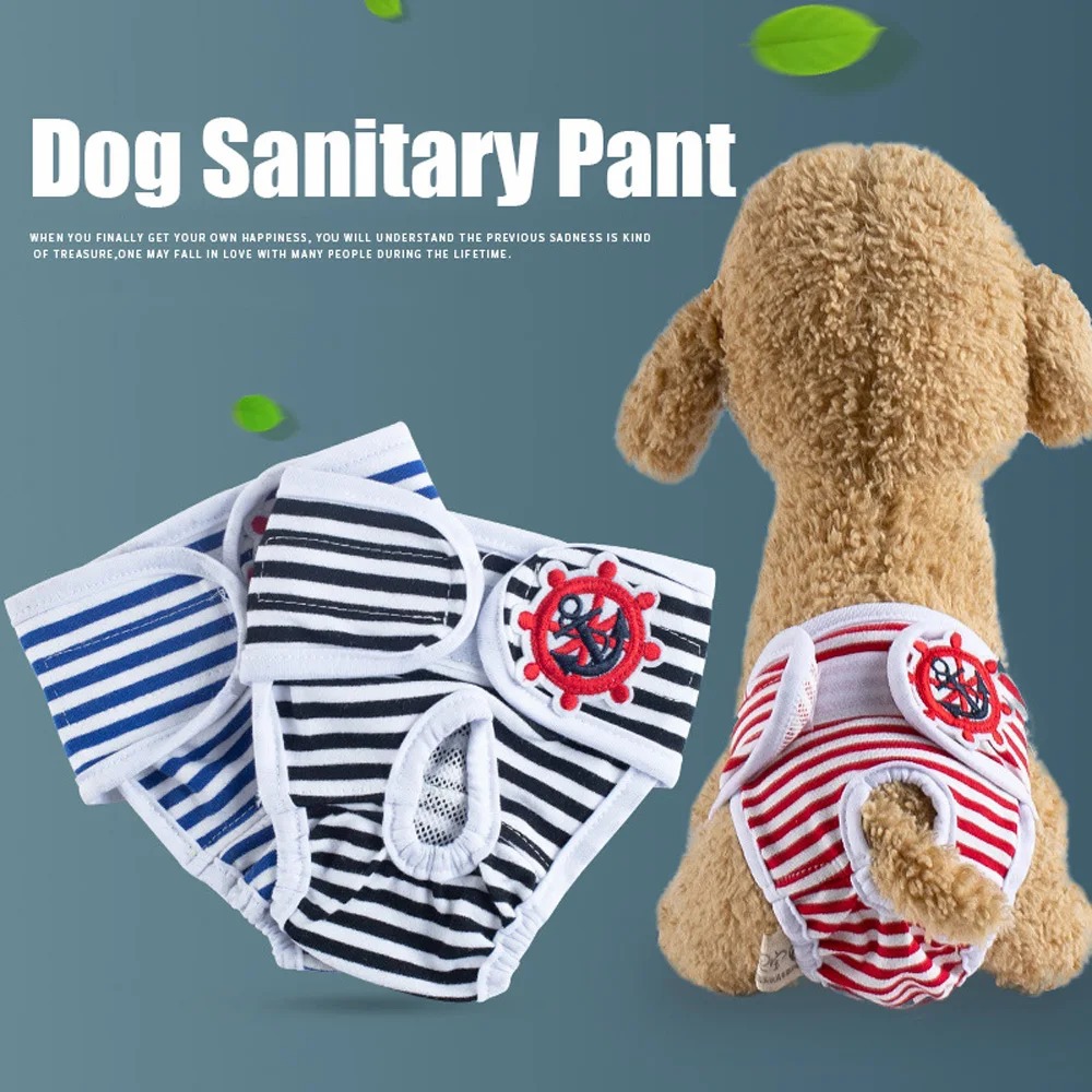 Pet Physiological Pants Shorts Female Dog Physiological Diapers ...