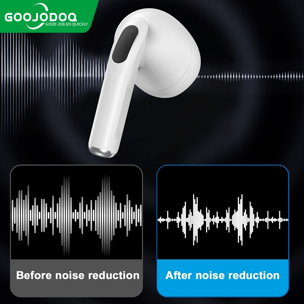 GOOJODOQ Bluetooth earphone J202 Wireless TWS 5.3 Headphones Noise ...