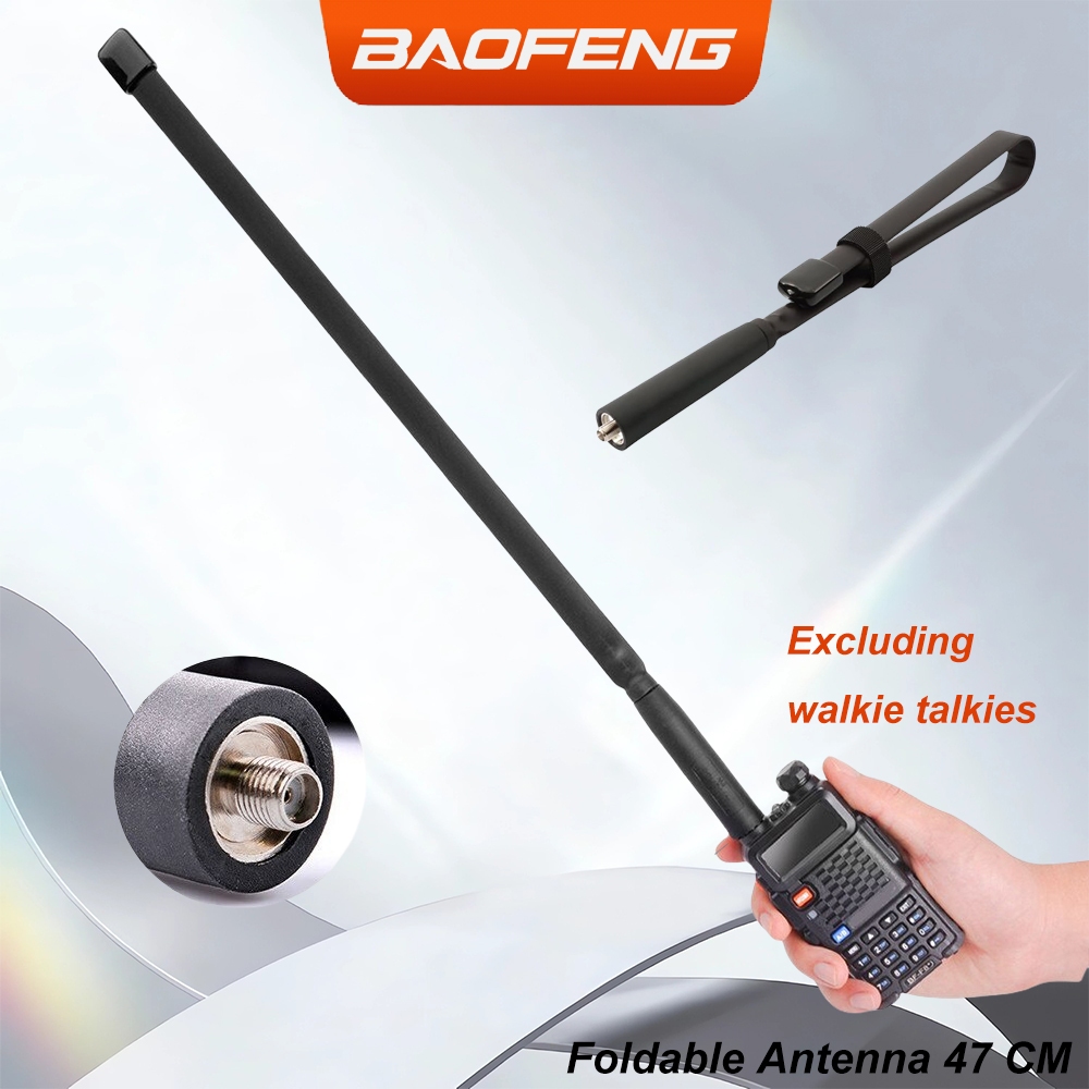 Baofeng Walkie Talkie Tactical Foldable Antenna SMA-Female VHF UHF ...