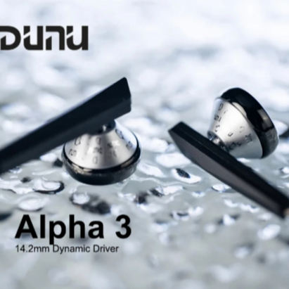 DUNU Alpha3 / Alpha 3 Flagship Flathead Earbuds 14.2mm Dynamic Driver ...