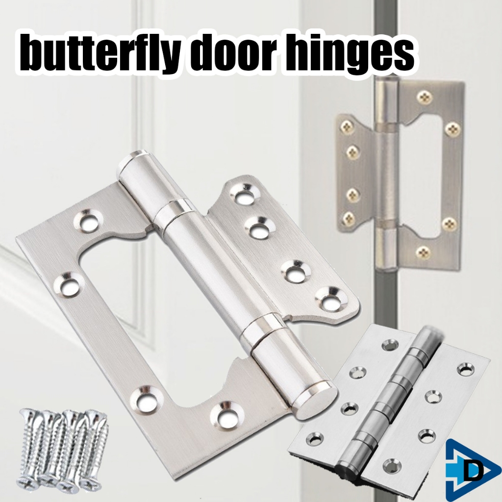 Door Hinges Stainless Butterfly Hinge Door Hinges Butterfly Type Heavy ...