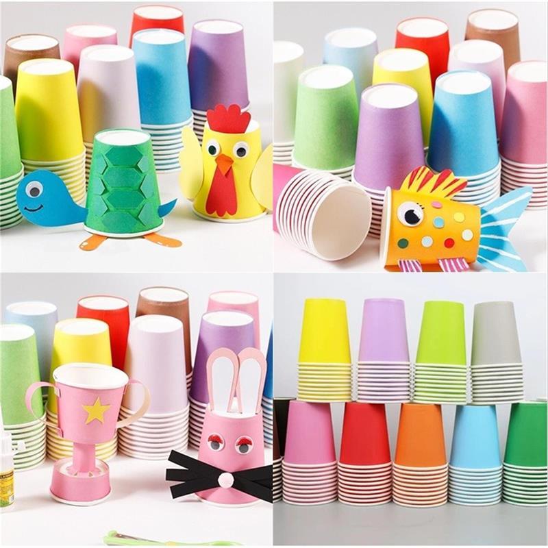 Color Disposable Paper Cup Picnic Party Decoration Decoration Cup ...
