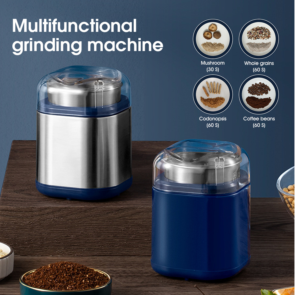 Coffee Grinder Electric Stainless Steel Mini Food Grinding Machine Home ...