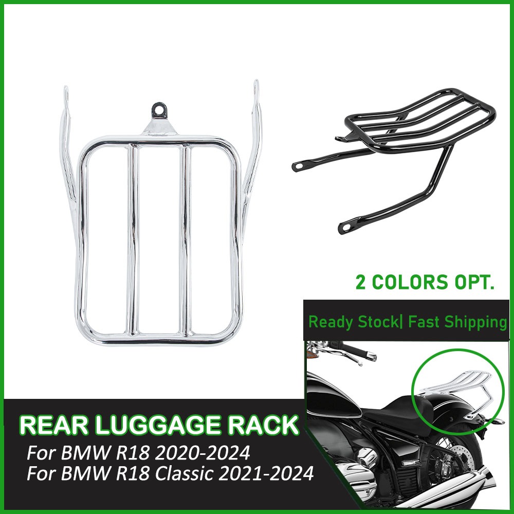 XTMOTO R18 Classic Rear Luggage Rack Motorcycle Top Case Rear Carrier ...