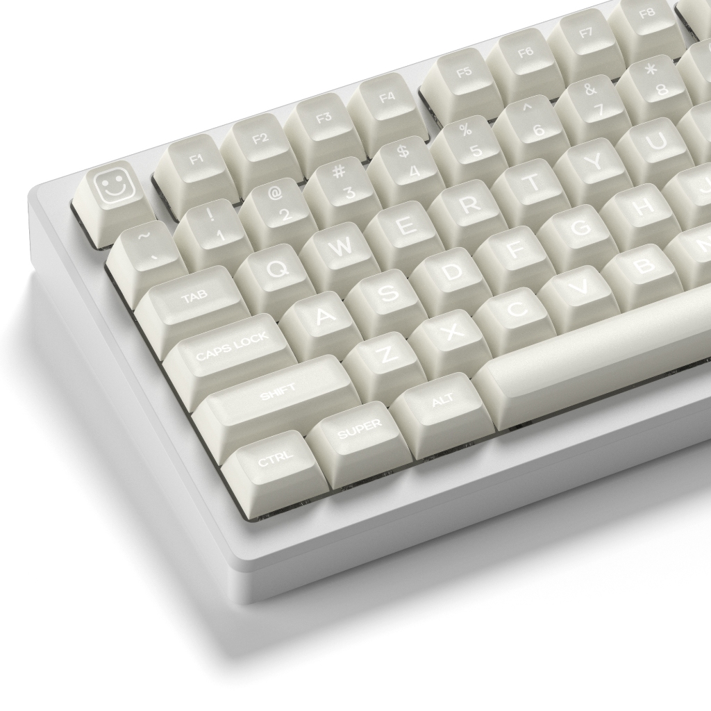 142 Keys White Jade Translucent Double Shot PBT Keycaps SA Profile ...