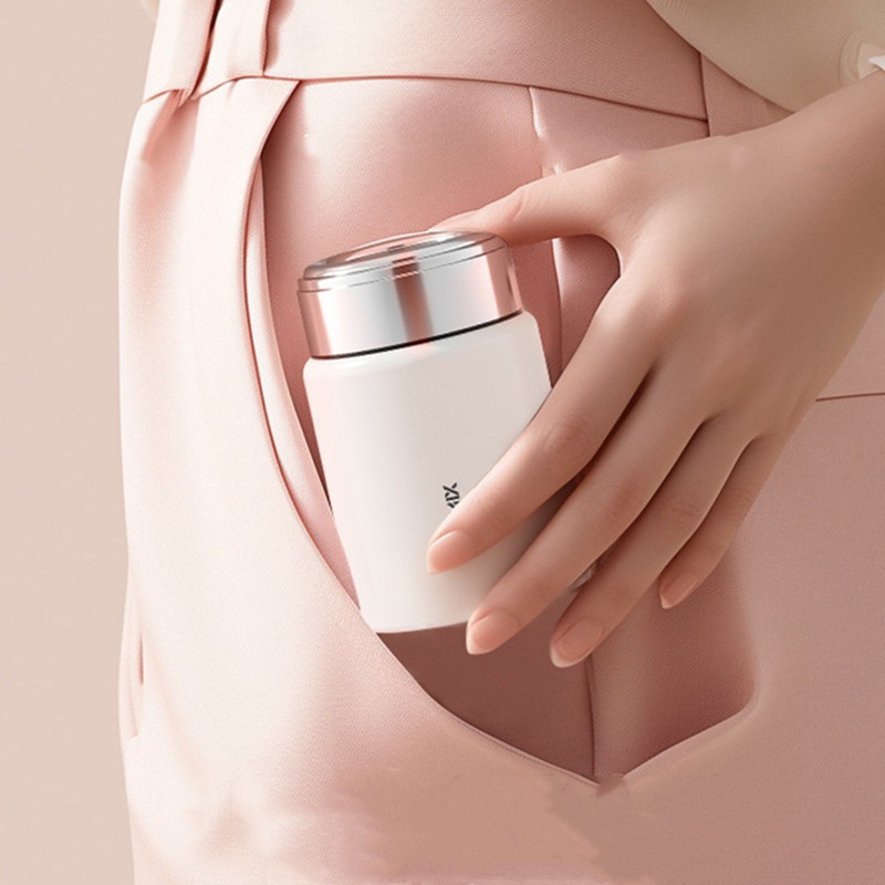 230ml Mini Stainless Steel 316 Thermal Flask With Filter Fashion Portable Pocket Coffee Tea ...