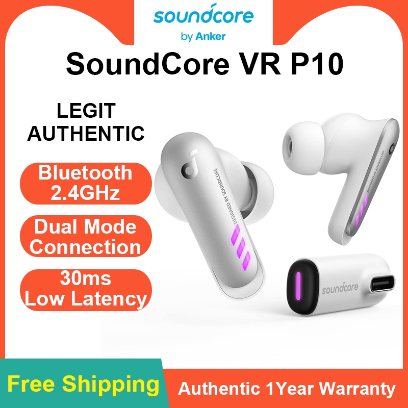 Authentic Soundcore VR P10 Wireless Gaming Earbuds 30ms Low Latency ...