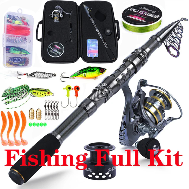 Fishing rod set original fishing rod and reel set fishing rods full set ...