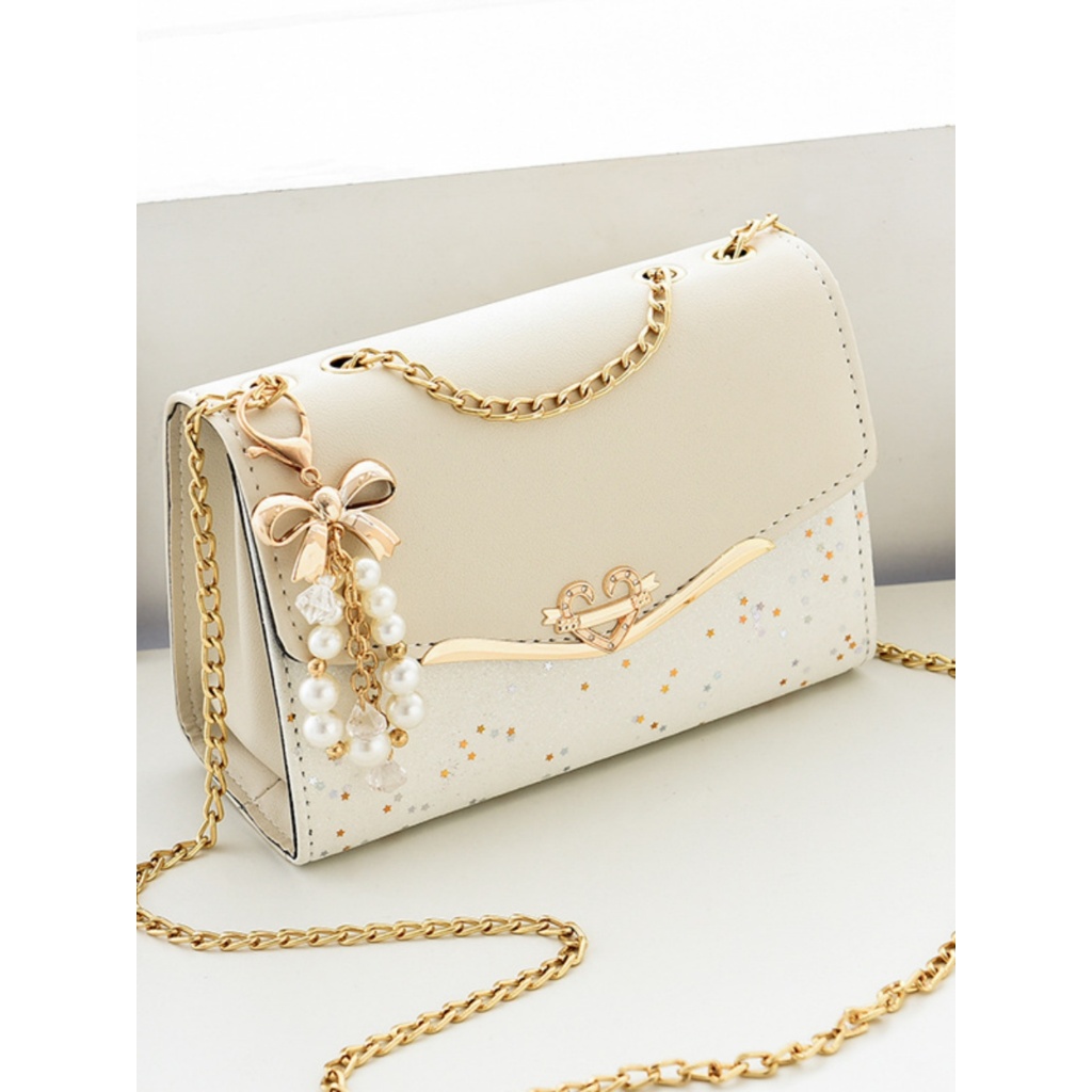 Senior sense women's bag 2025 new diamond chain bag popular single ...