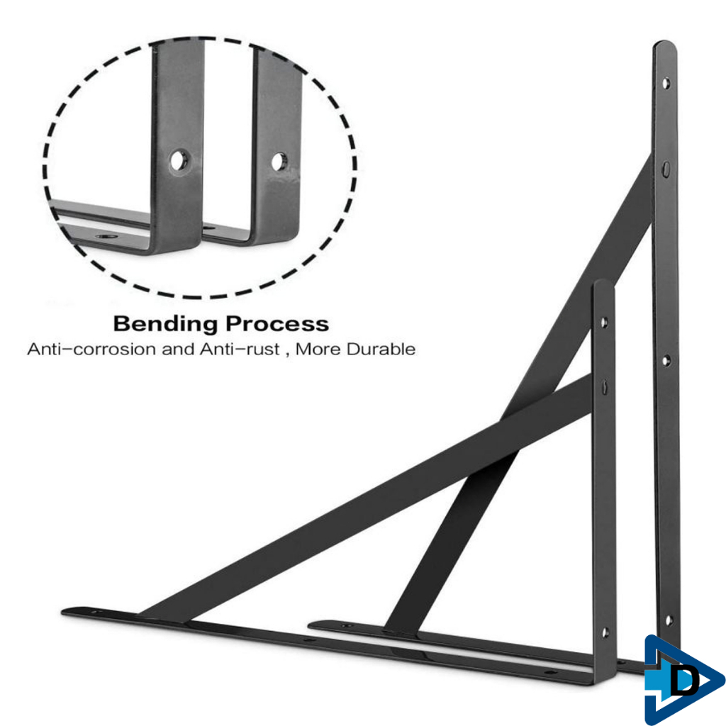 Bracket Angle Bracket Heavy Duty Shelf Bracket Wall Triangle Bracket L ...