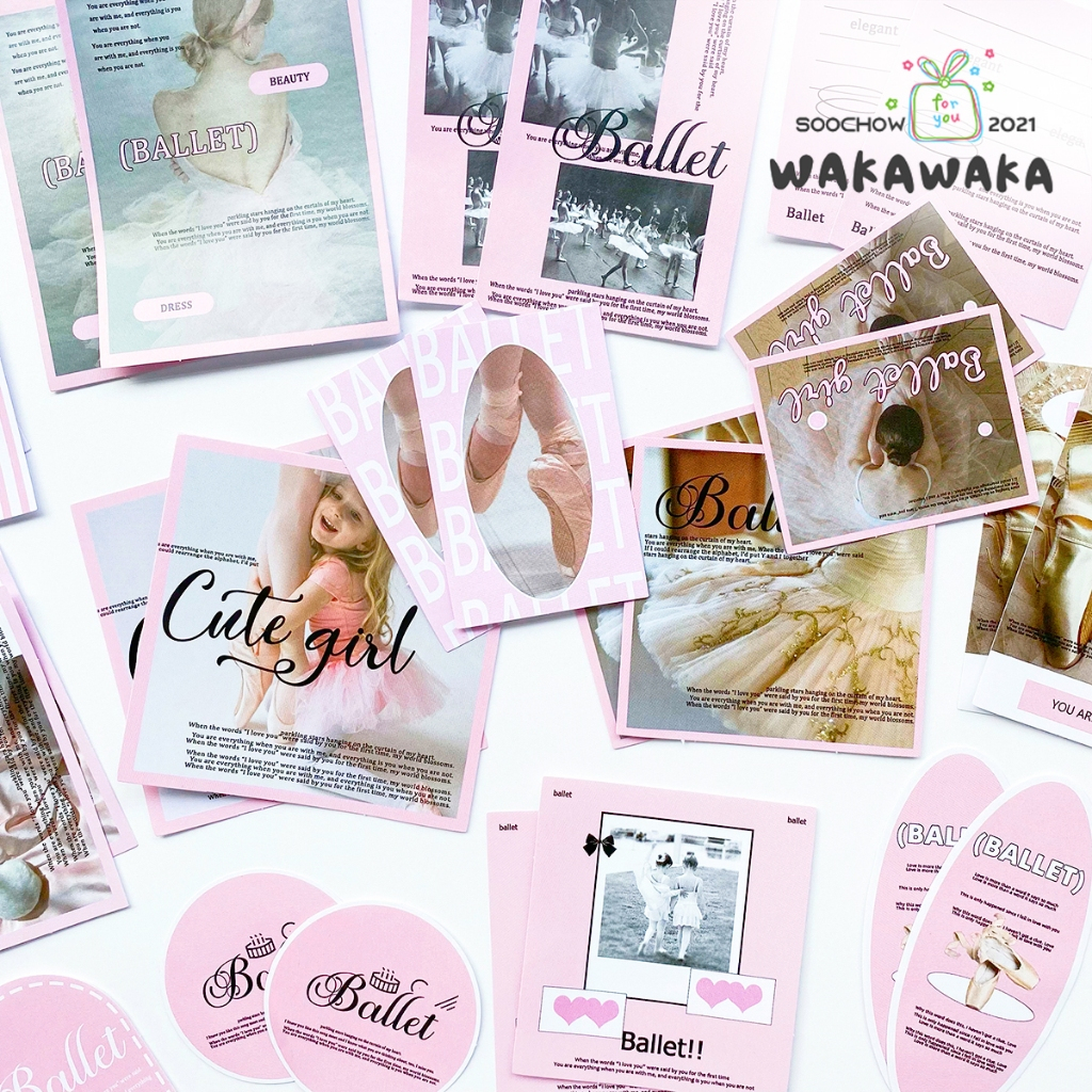 Original Handbook Material Sticker Pack Sealing Sticker Material diy ...