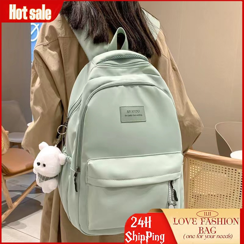 【24h shipping】School bag for women bagpack for woman senior high school ...