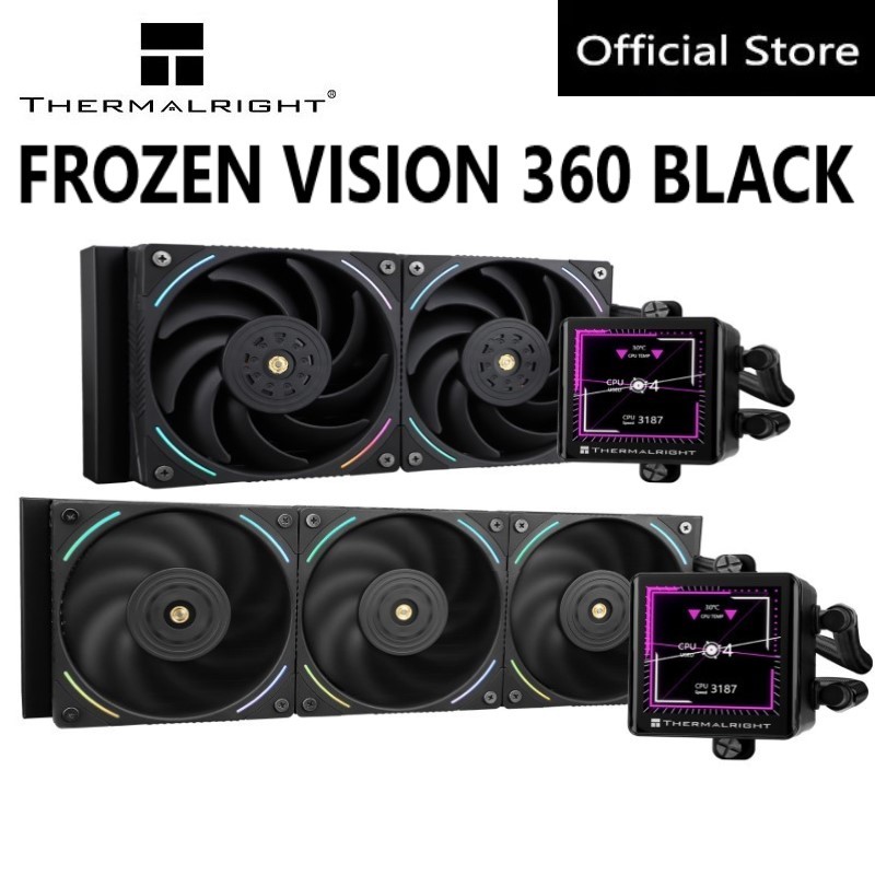 Thermalright Frozen Vision 360 AIO Wasserkühler – Mit LCD-Display Für ...