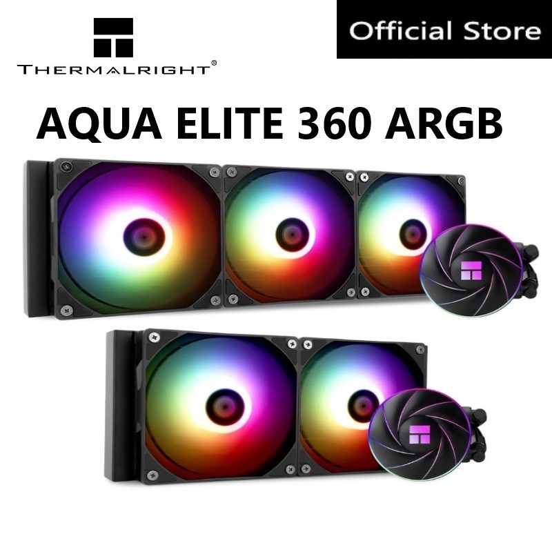 Thermalright AQUA ELITE 240/360 ARGB CPU Liquid Cooler Black 5V 3PIN ...