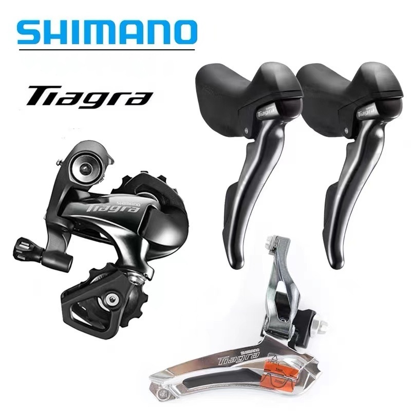 Shimano TIAGRA 4700 Groupset 2×10 Speed Road Bike ST-4700 STI Lever RD ...
