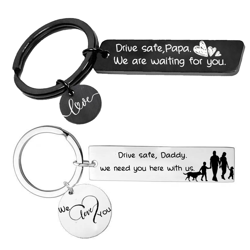 Drive Safe Daddy Drive Safe Key Chain Gift for Father Gift for Dad ...