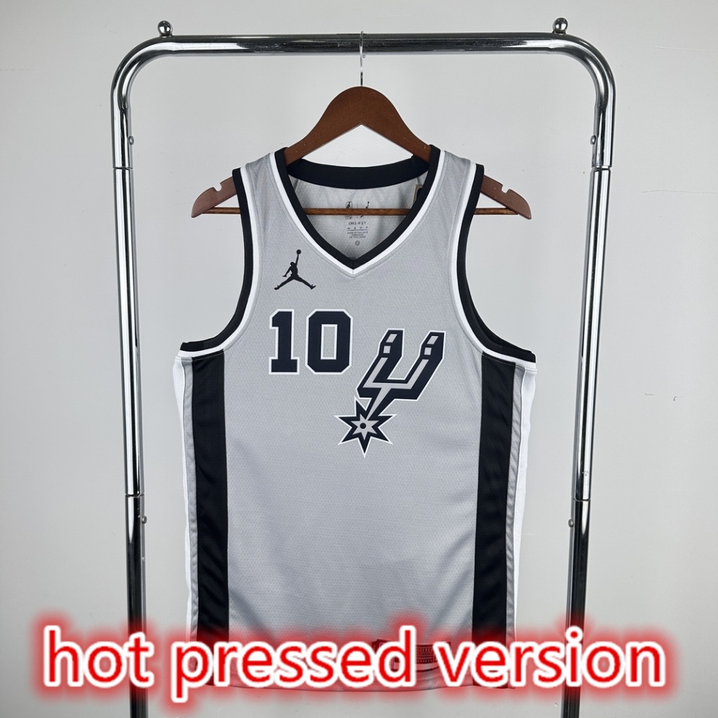 NBA Jersey hot pressed version San Antonio Spurs #10 SOCHAN basketball ...