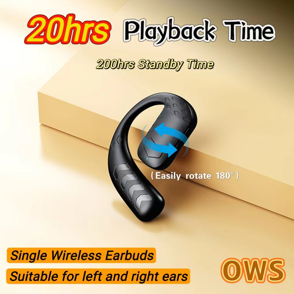 XINRAN New OWS T30 Single-ear Earbuds Bluetooth Wireless Earphone Big ...
