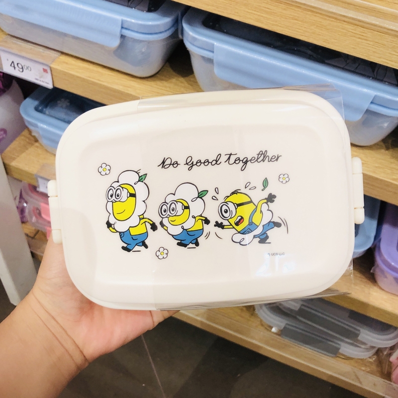 Miniso miniso Minionso Bento Box Separated Tableware Box | Shopee ...