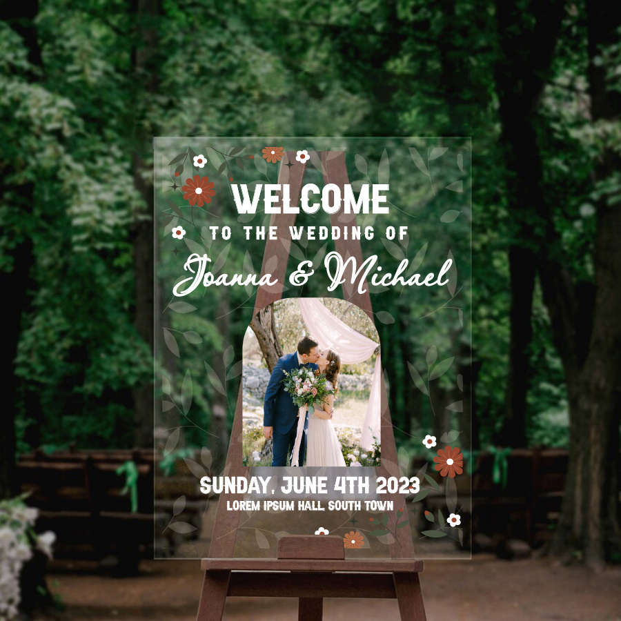 Wedding Signage - Free Layout Welcome Board For Wedding Free Layout ...
