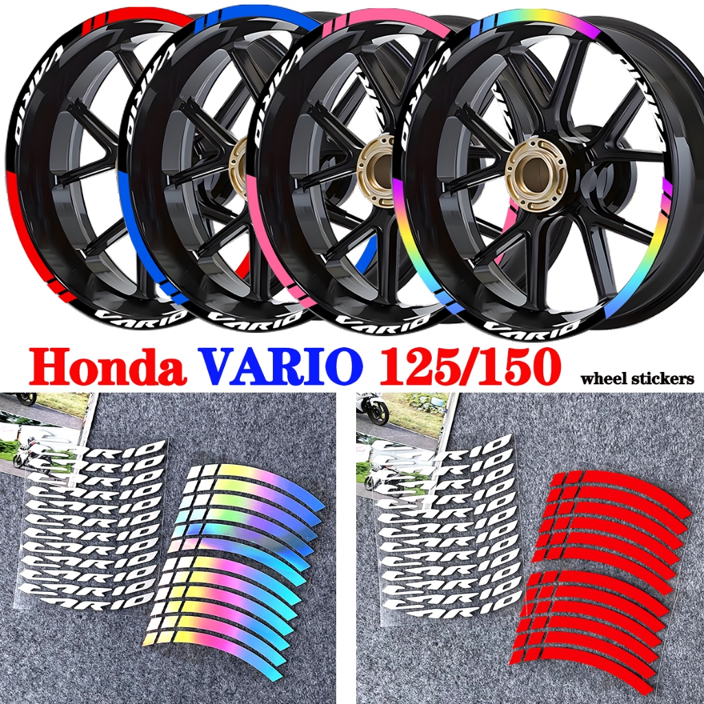 Honda Vario Rim Sticker Mags Decals for Motorcycle Hub Reflective ...