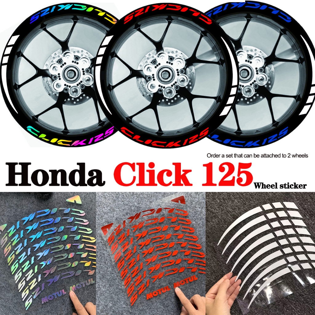 For HONDA Click125i Click 125i MAGS Sticker Motorcycle Wheel Sticker ...